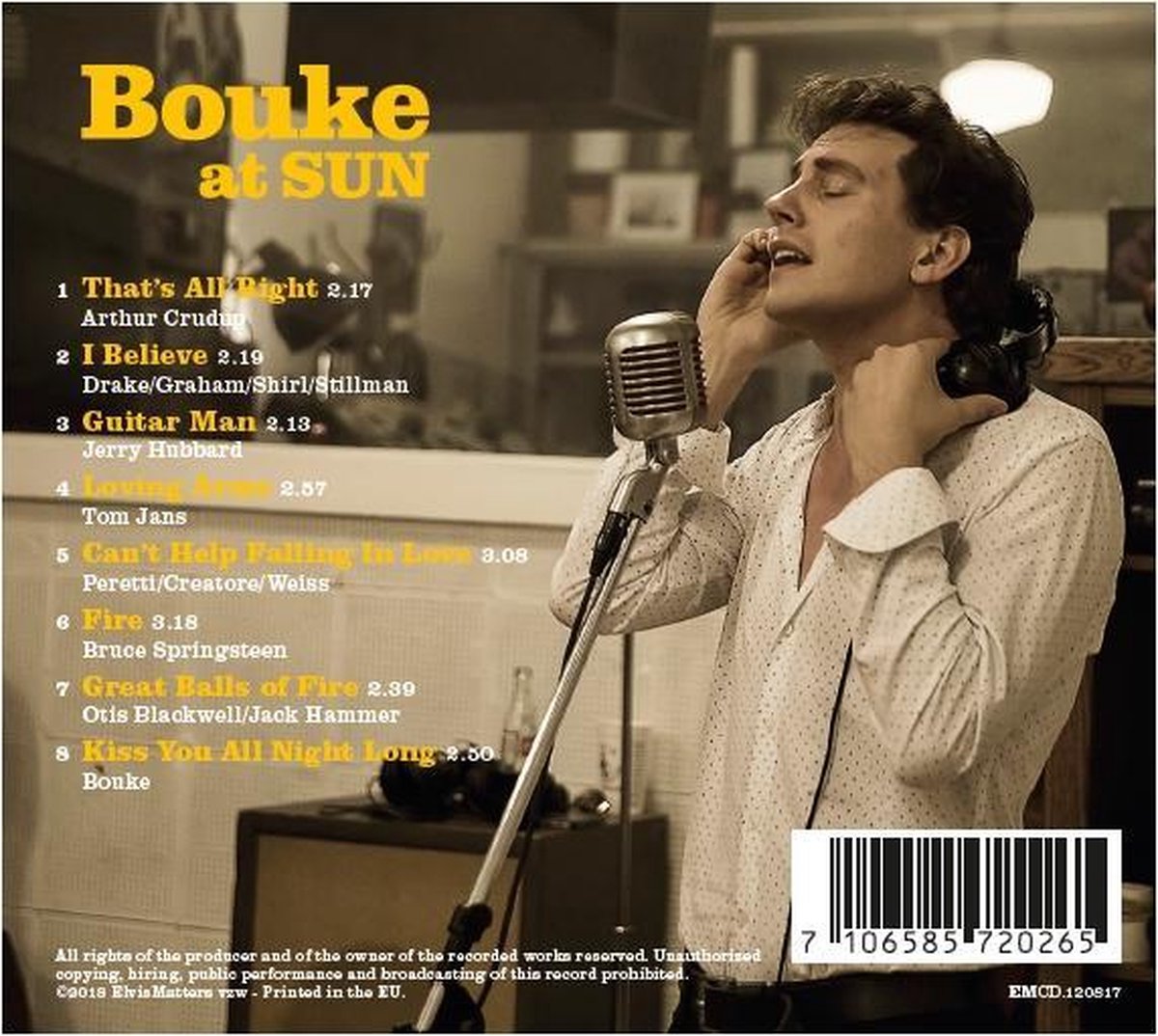 Bouke at Sun, Bouke en de ElvisMatters Band | CD (album) | Muziek | bol