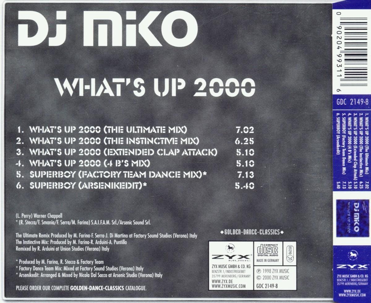 What's Up, Dj Miko | CD (album) | Muziek | bol.com