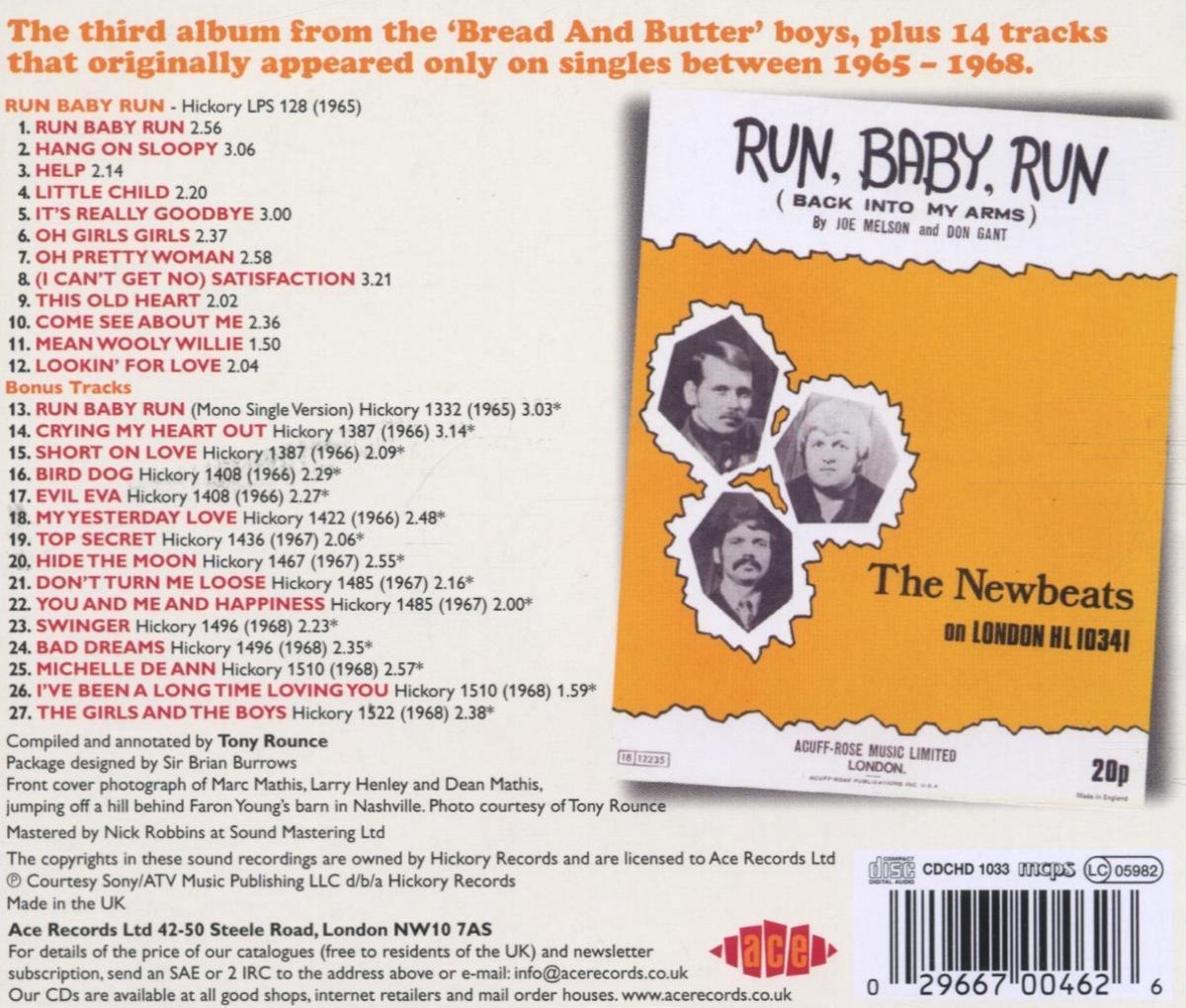 Run Baby Run, Newbeats | CD (album) | Muziek | bol