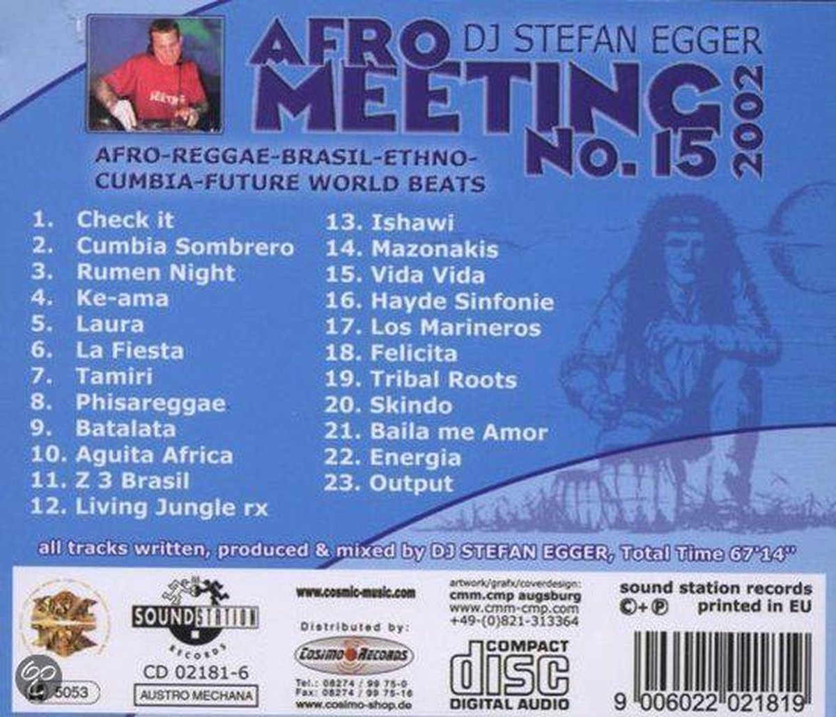 Afro Meeting Nr. 15/2002, Dj Stefan Egger | CD (album) | Muziek | bol