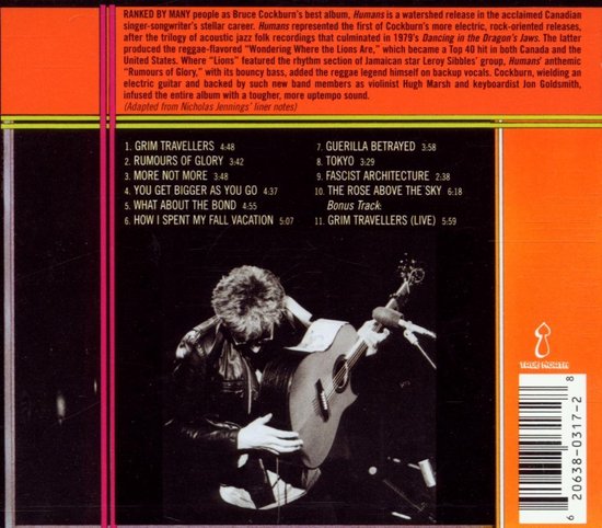 Humans, Bruce Cockburn | Muziek | bol