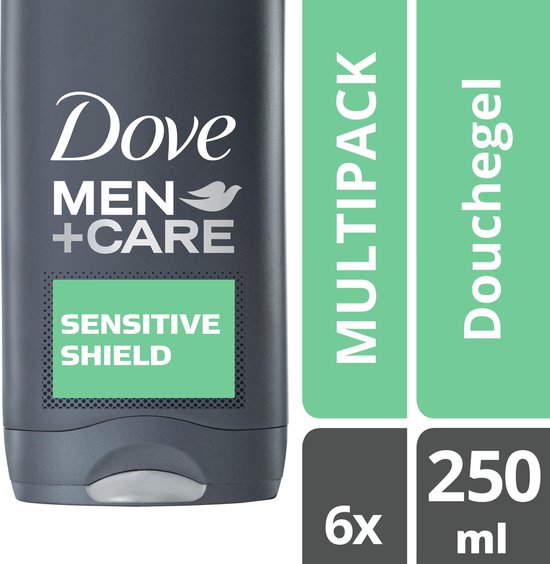 Dove Men + Care Sensitive Shield - 250 ml - Douche Gel - 6 stuks ...