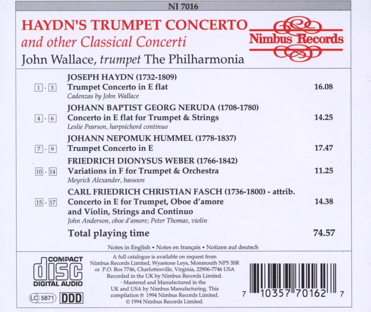 Classical Trumpet Concertos, Philharmonia | CD (album) | Muziek | bol.com