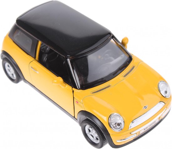 Welly Schaalmodel Mini Cooper Geel | bol.com