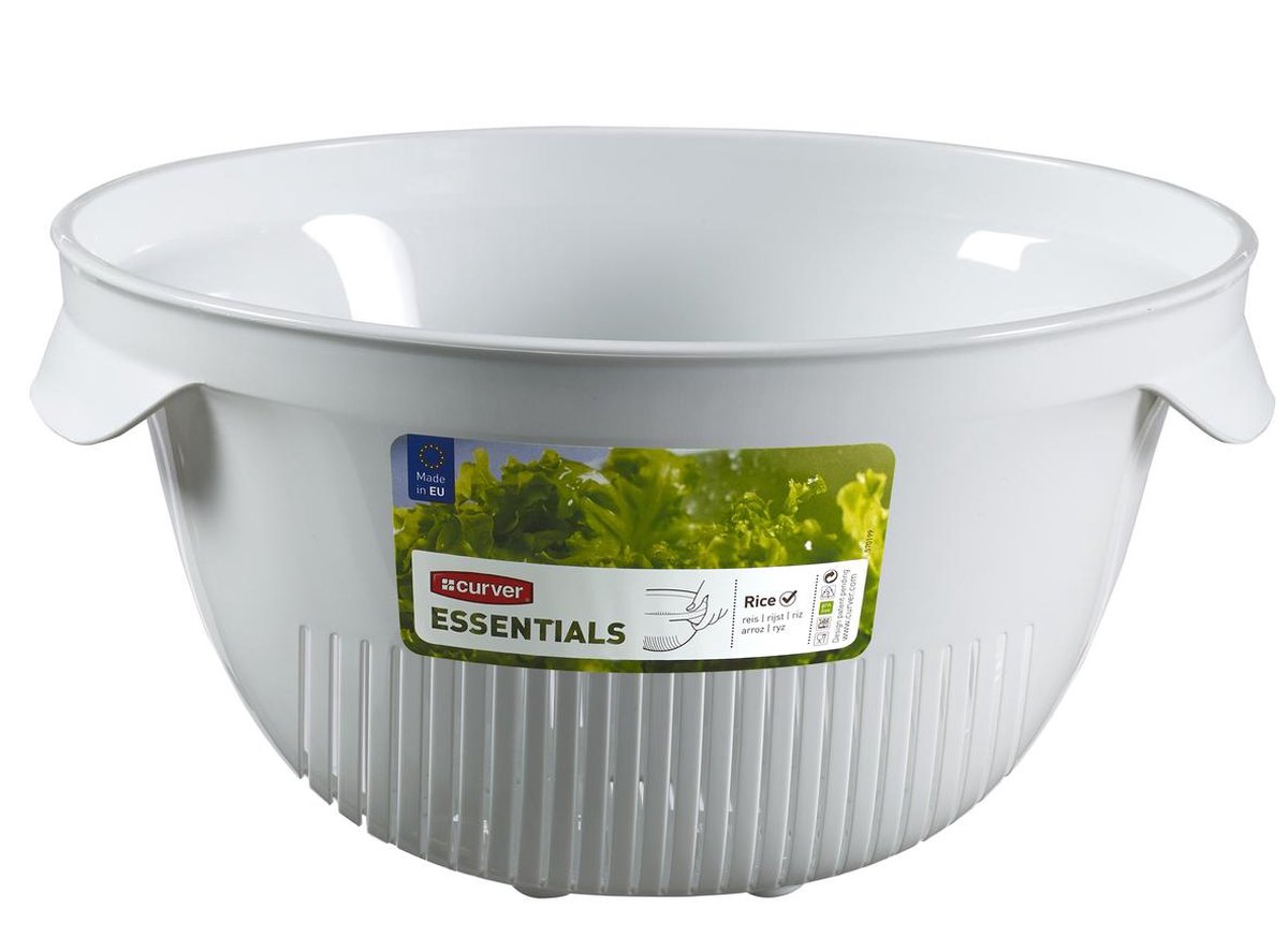 Curver - Vergiet - Kunststof - Ø 26 cm - Wit | bol.com