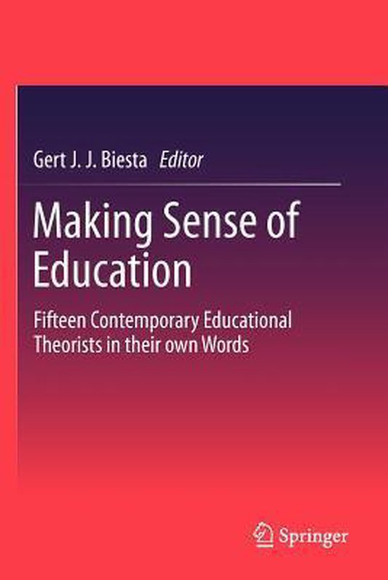 Making Sense of Education | 9789400740167 | Boeken | bol.com