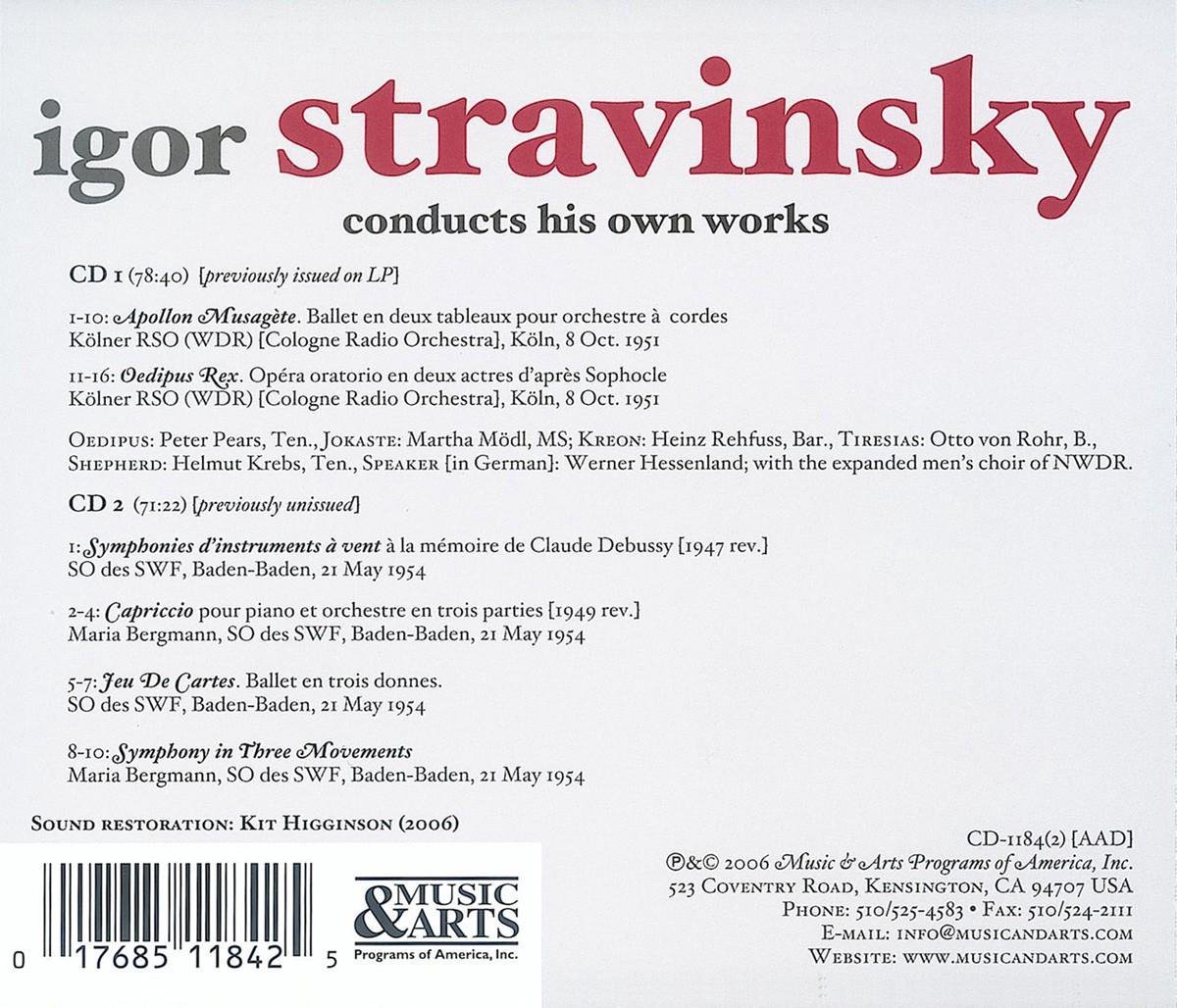 Stravinsky Conducts Stravinsky, Stravinsky | CD (album) | Muziek | bol.com
