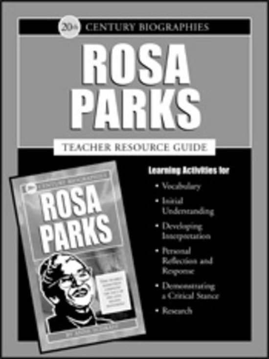 Rosa Parks Teacher's Resource Guide (ebook), Saddleback Educational ...