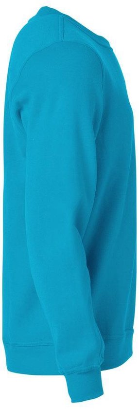 Clique Basic roundneck Turquoise maat L | bol.com