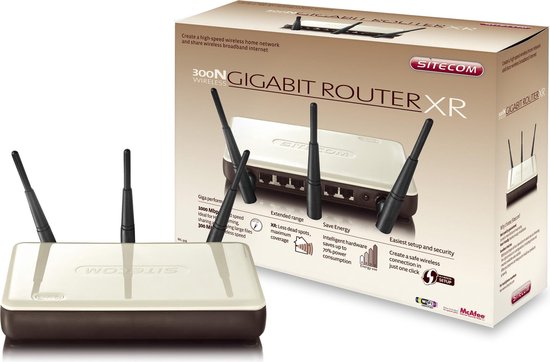 Sitecom WL-306 Wireless Router 300N Gigabit | bol