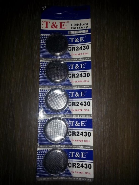 CR2430 Knoopcel Batterijen Strip 5 Stuks | bol.com