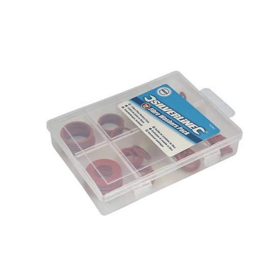 Silverline 110 Delig Kunstvezel sluitringen assortiment | bol.com