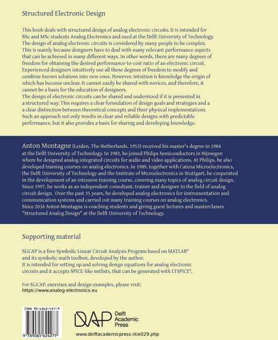 Structured Electronic Design | 9789065624277 | Anton Montagne | Boeken ...