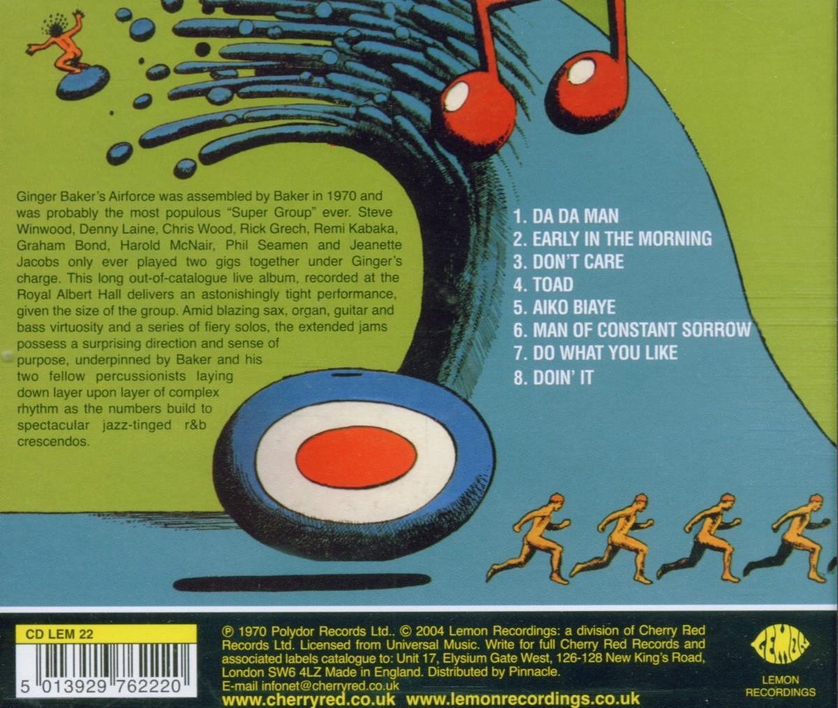 Ginger BakerS Airforce, Ginger Baker | CD (album) | Muziek | bol.com