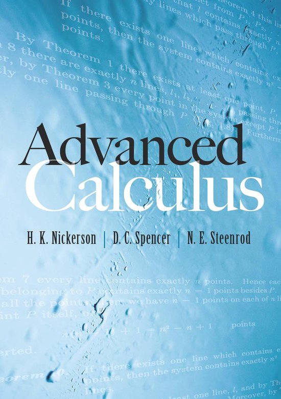 Advanced Calculus (ebook), H K Nickerson | 9780486173740 | Boeken | bol.com