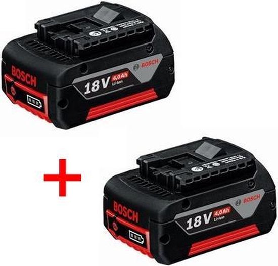 Bosch GBA 18V 4.0Ah Duopack 18V Li-Ion accu - 4.0Ah (2st) | bol