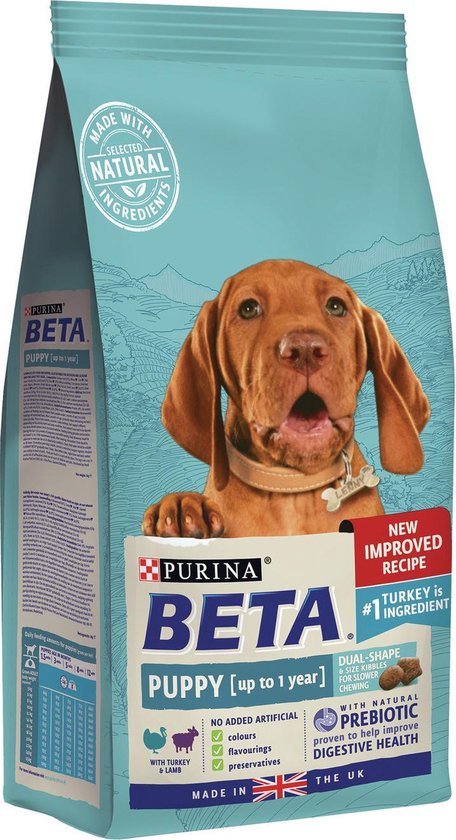 Purina Beta Puppy Kalkoen & Lam - Hondenvoer - 2 kg | bol.com