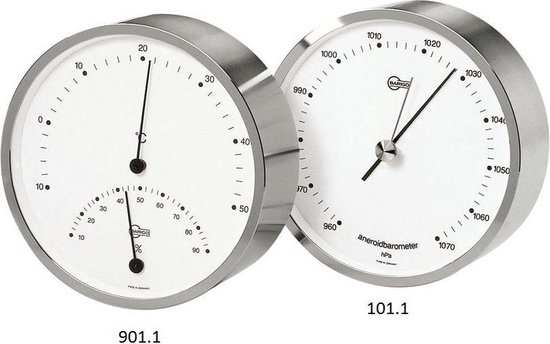 Barigo 101.1 Barometer - messing vernikkeld - ø 10 cm | bol