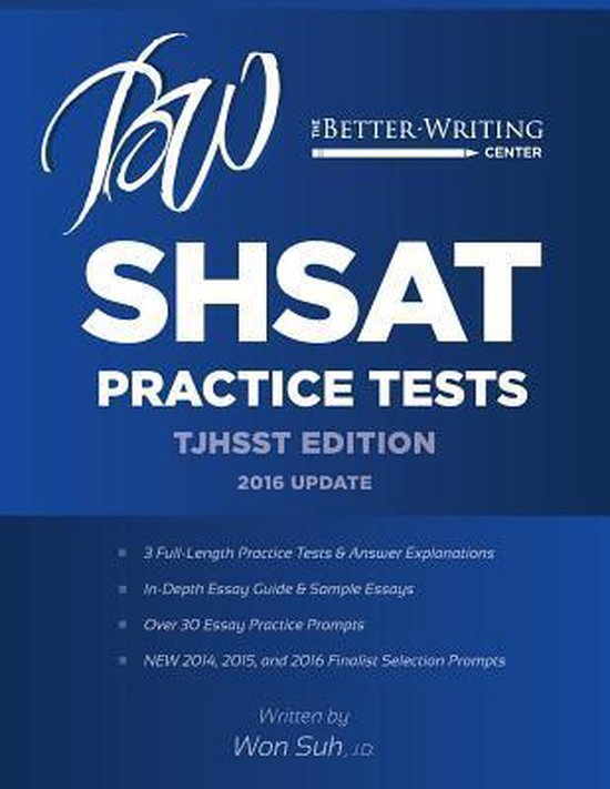 Shsat Practice Tests | 9781939750006 | Won Pyo Suh | Boeken | bol