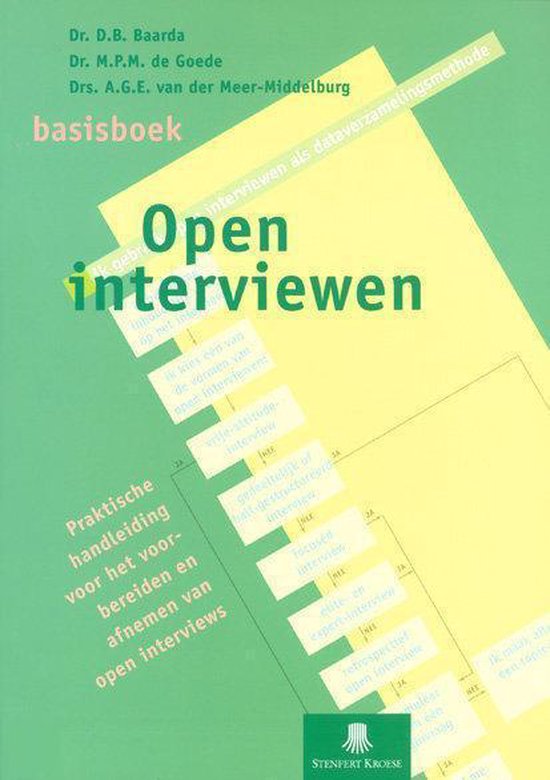 Basisboek open interviewen | 9789020727647 | D.B. Baarda | Boeken | bol.com
