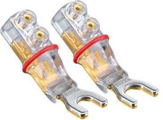 WBT-0661 Cu spade connector 6 mm - set 4 stuks | bol.com