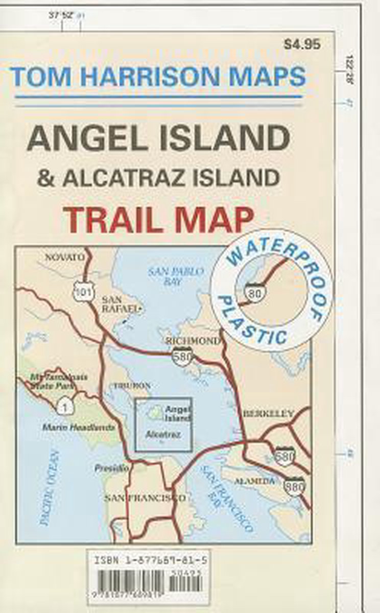 Tom Harrison Maps- Angel Island & Alcatraz Island Trail Map | bol.com