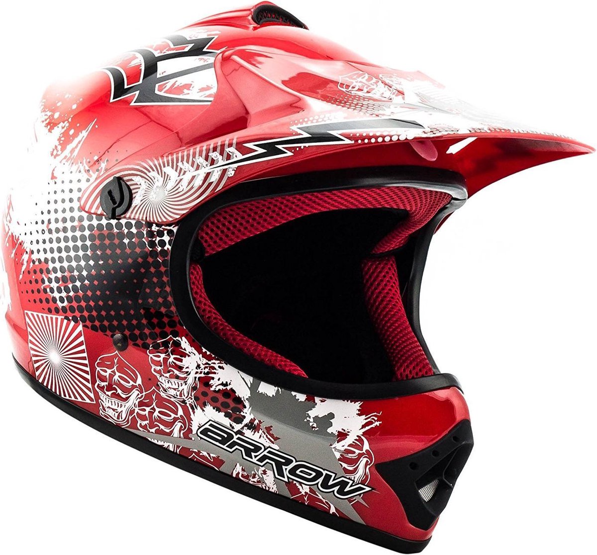 ARROW • RED • M • Crosshelm voor kinderen én volwassenen • Helm ...