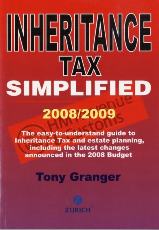 Inheritance Tax Simplified, Tony Granger | 9781852525965 | Boeken | bol.com