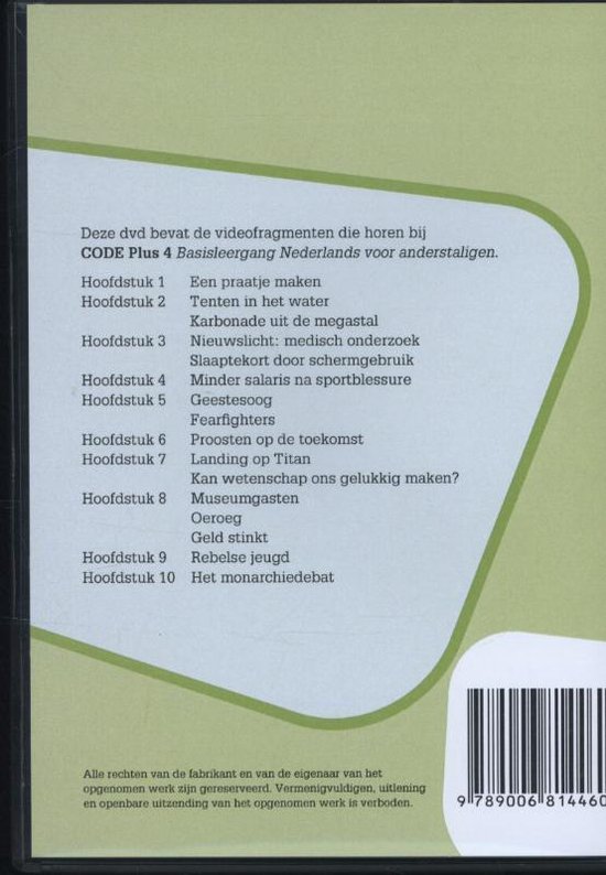 Code Plus deel 4 B1-B2 | 9789006814460 | Boeken | bol.com