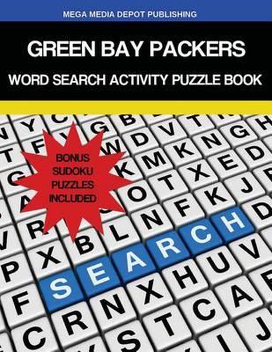 GREEN BAY PACKERS Word Search Activity Puzzle Book, Mega Media Depot ...