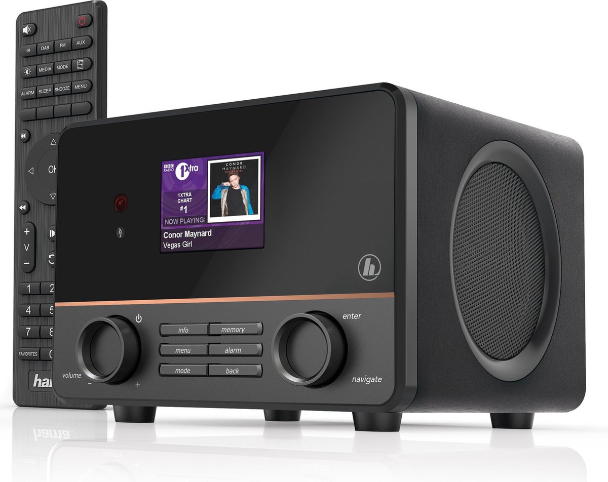 "Hama Internetradio ""IR115MS"", multiroom/app-bediening, zwart" | bol.com