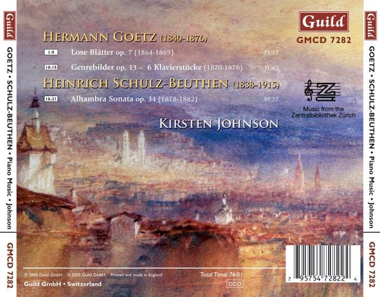 Goetz/Schulz-Beuthen Piano, Kirsten Johnson - Piano | CD (album) | Muziek | bol.com