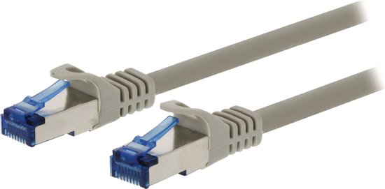 CAT6a S/FTP Netwerkkabel RJ45 (8/8) Male - RJ45 (8/8) Male 10.0 m Grijs | bol