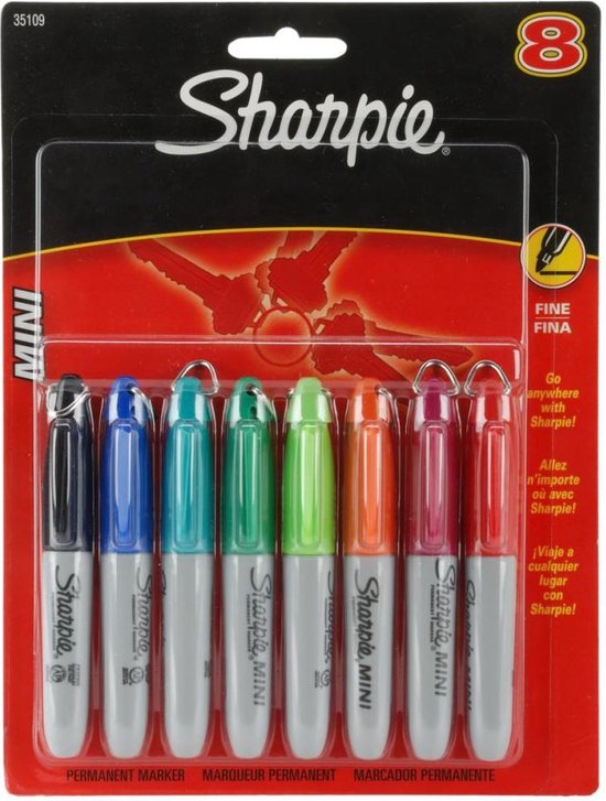 Sharpie mini 8 stuks | bol.com
