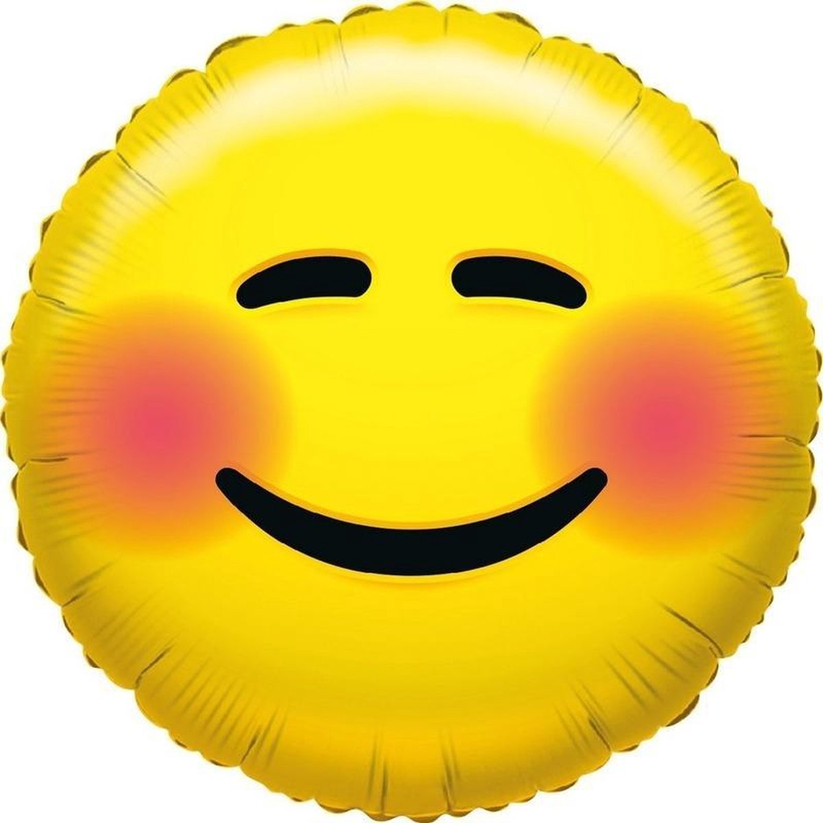 bol.com | Folie ballon bloos smiley 45 cm - Helium ballon blozende ...