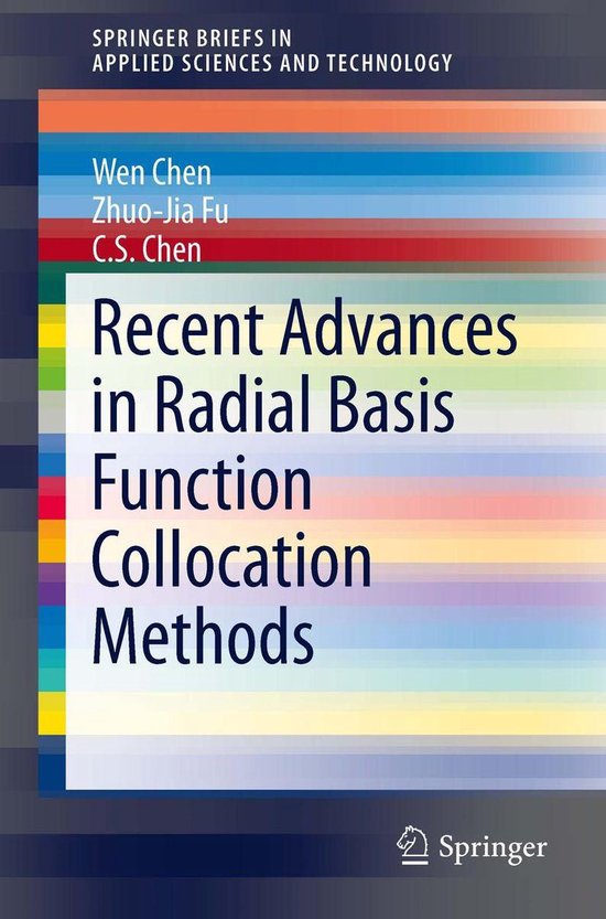 SpringerBriefs in Applied Sciences and Technology - Recent Advances in Radial Basis... | bol