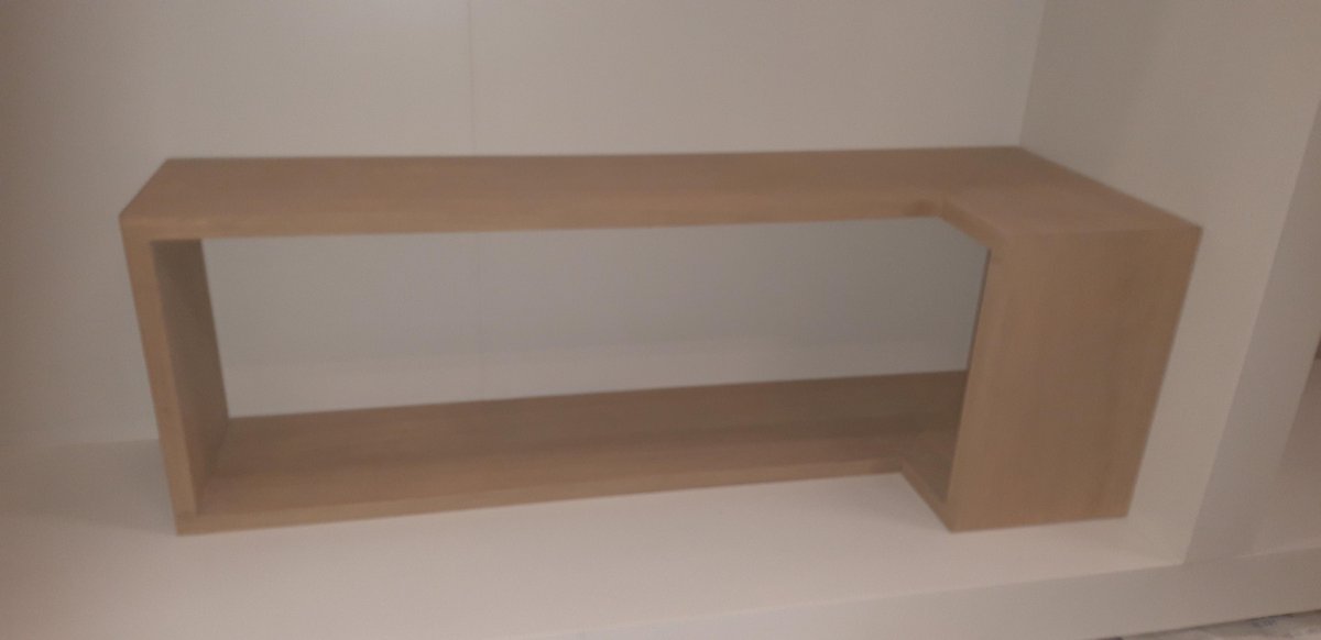 Hoek wandplank eiken, inwendig | bol.com