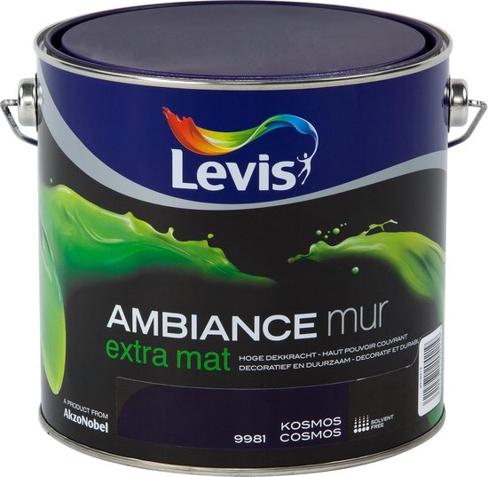 Levis Ambiance Muurverf - Extra Mat - Kosmos - 2,5L | bol