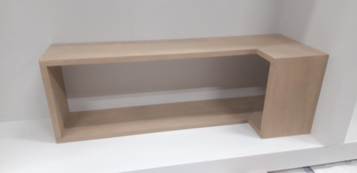 Hoek wandplank eiken, inwendig | bol.com