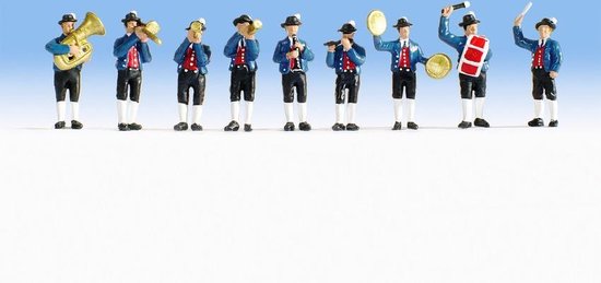 NOCH 15580 H0 Muziekkapel figuren Geverfd, Staand | bol