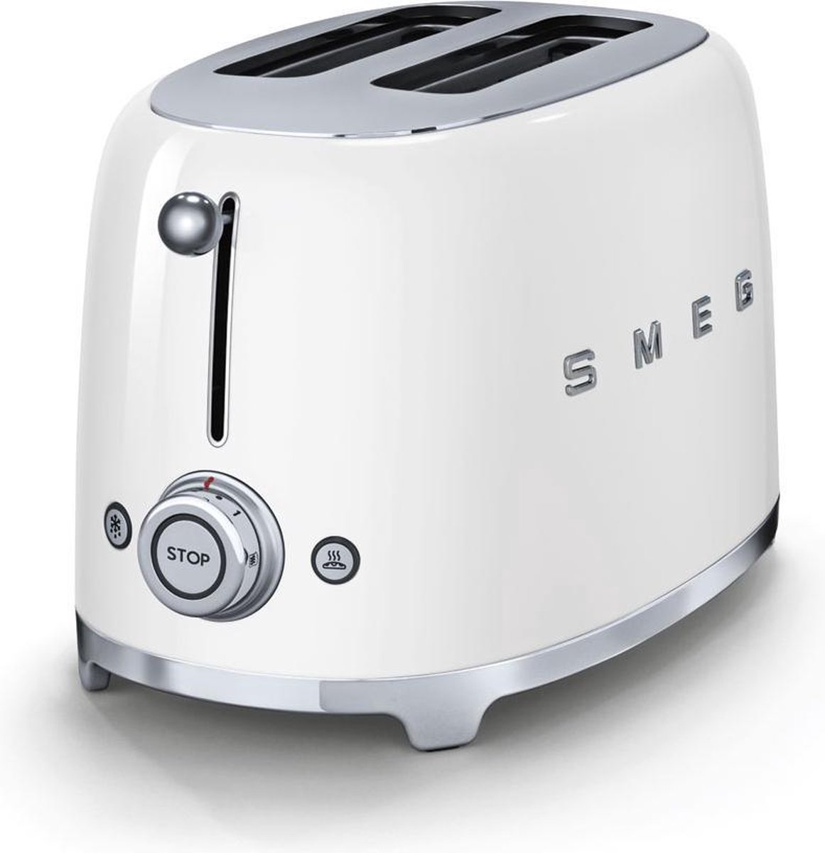 Smeg TSF01WHEU - Broodrooster - 2 sneden - Wit | bol.com