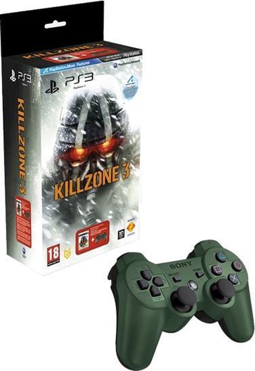 Killzone 3 + Wireless Dualshock Controller - Jungle Green | Games | bol.com