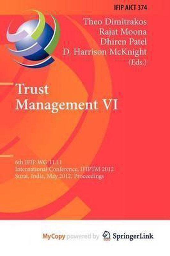 Trust Management VI | 9783642298530 | Boeken | bol