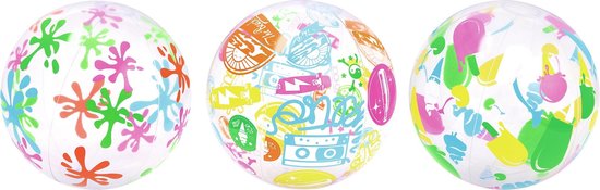 Bestway Strandbal designer beach 51 | bol.com