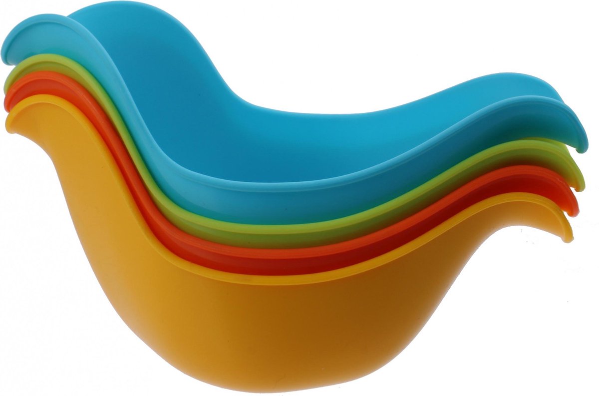 Johntoy Badspeelgoed Stapelbakjes Vogel 4-delig | bol.com