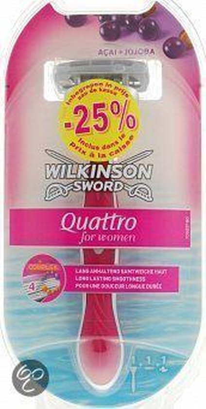 Wilkinson Sword Quattro For Woman Scheerapparaat | bol.com