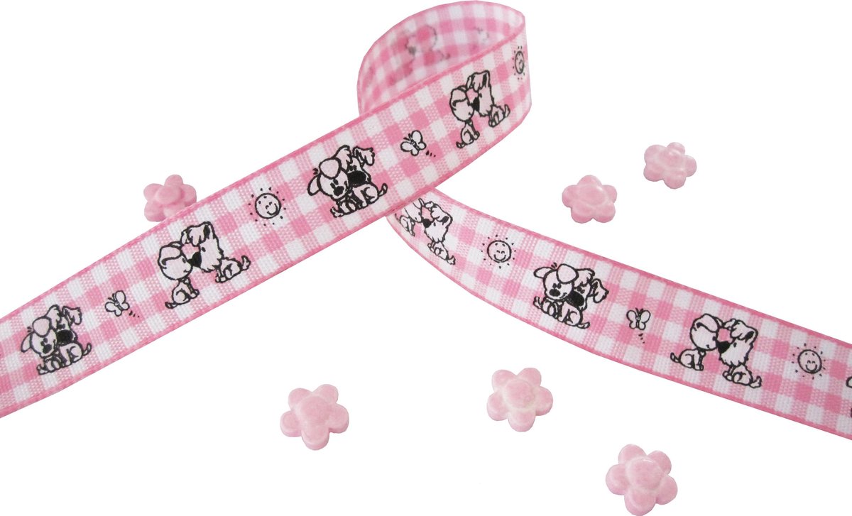 Geboorte Baby Lint 12mm (1,2cm) | Luxe Weefband | Gingham Plaid | Lint ...