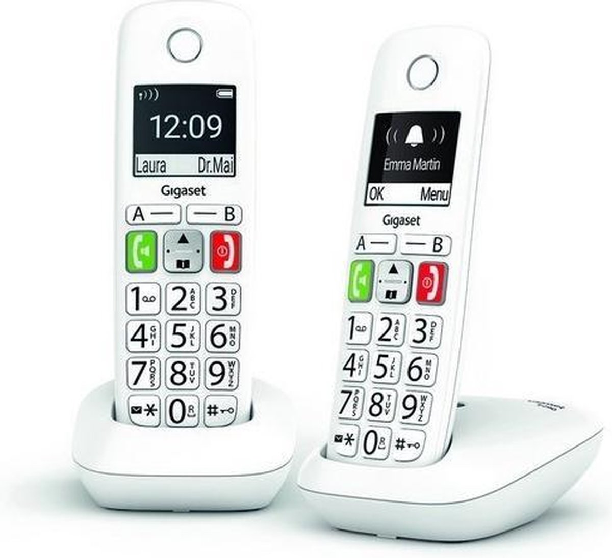 Landline Telephone Gigaset E290 Duo White | bol