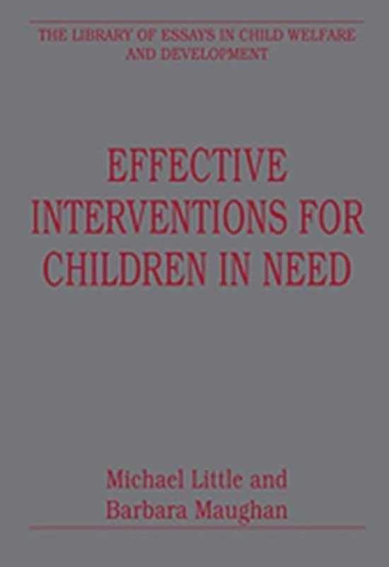 Effective Interventions for Children in Need | bol.com