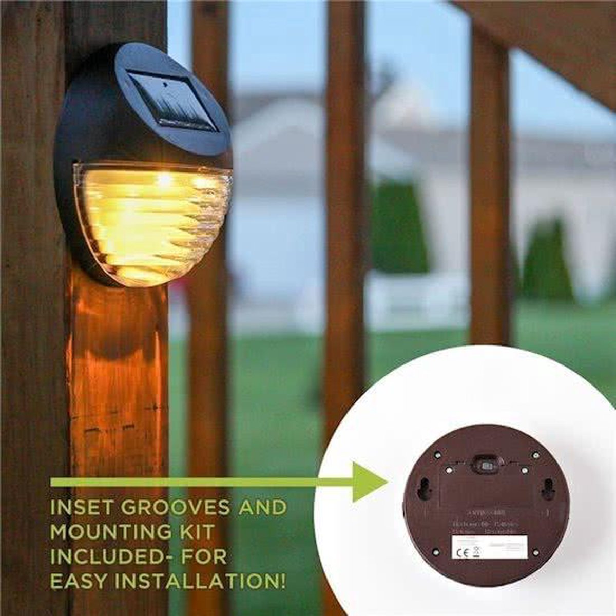 Solar Tuinverlichting - Spolar tuinlamp - Met dag en nacht sensor ...